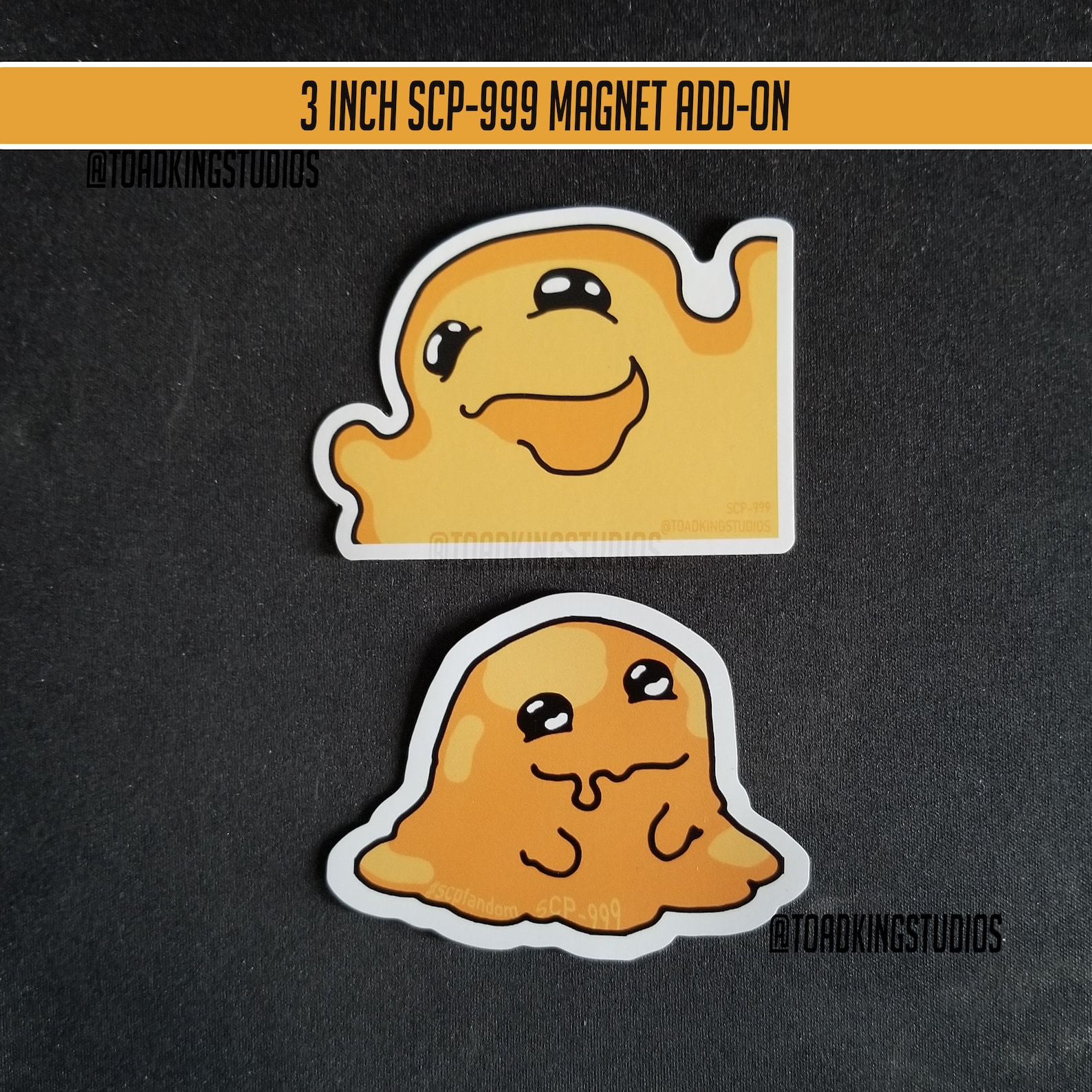 Ride-along SCP-999 3-inch Vinyl Window Cling - SCP Foundation Orange ...