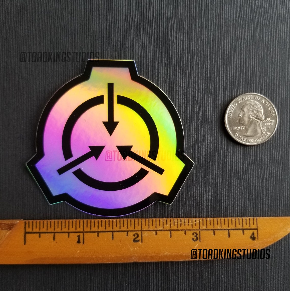 SCP Logo Holographic Sticker 3-inch RESTOCKED - Etsy