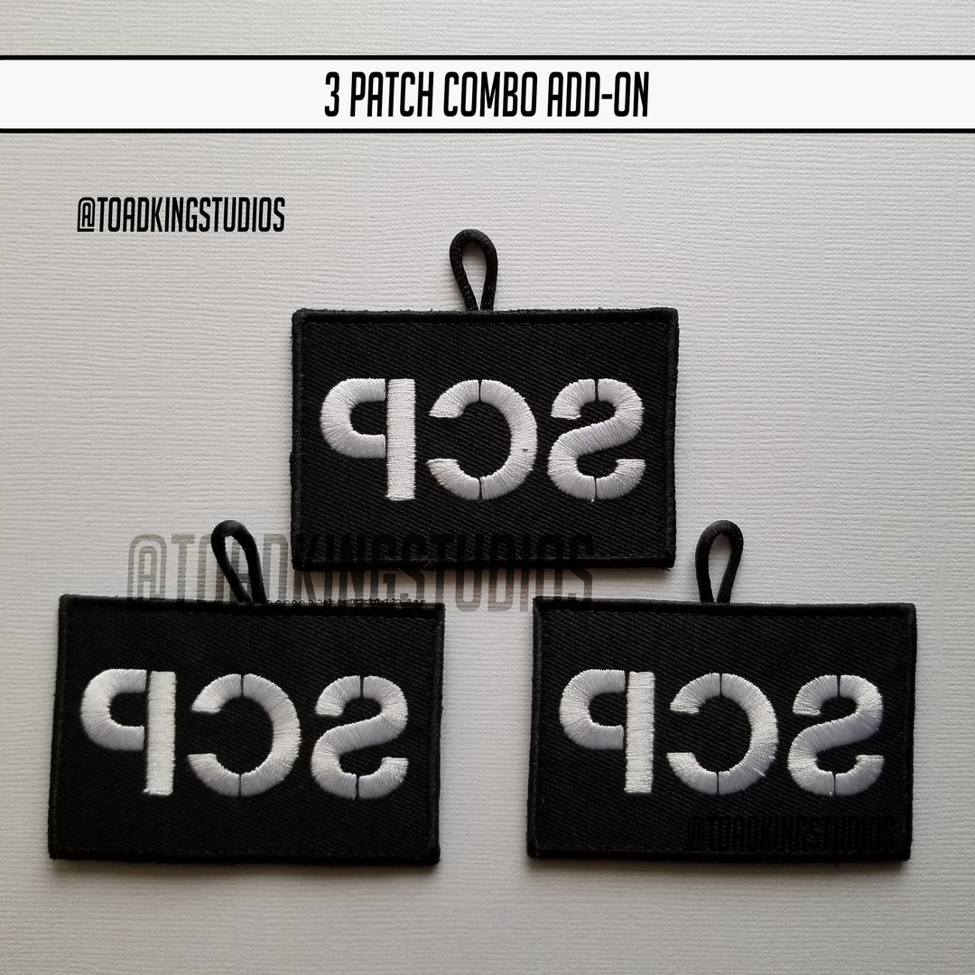 Combo Reversed "scp" Mirror Camera Cosplay Patches Bulk - Etsy
