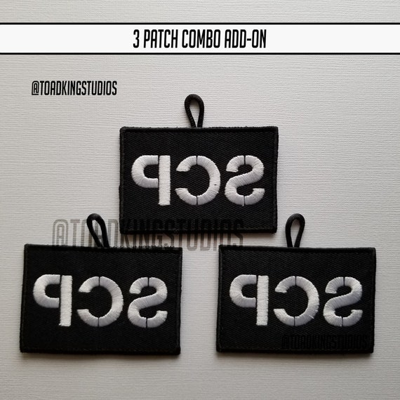 Combo Reversed scp Mirror Camera Cosplay Patches | Etsy