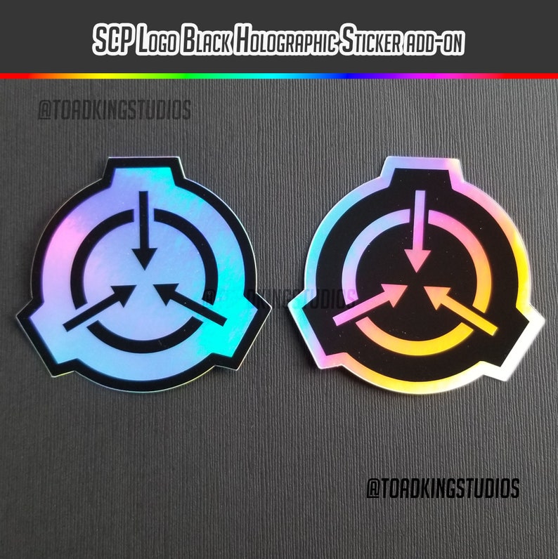 SCP Logo Holographic Sticker 3-inch RESTOCKED - Etsy