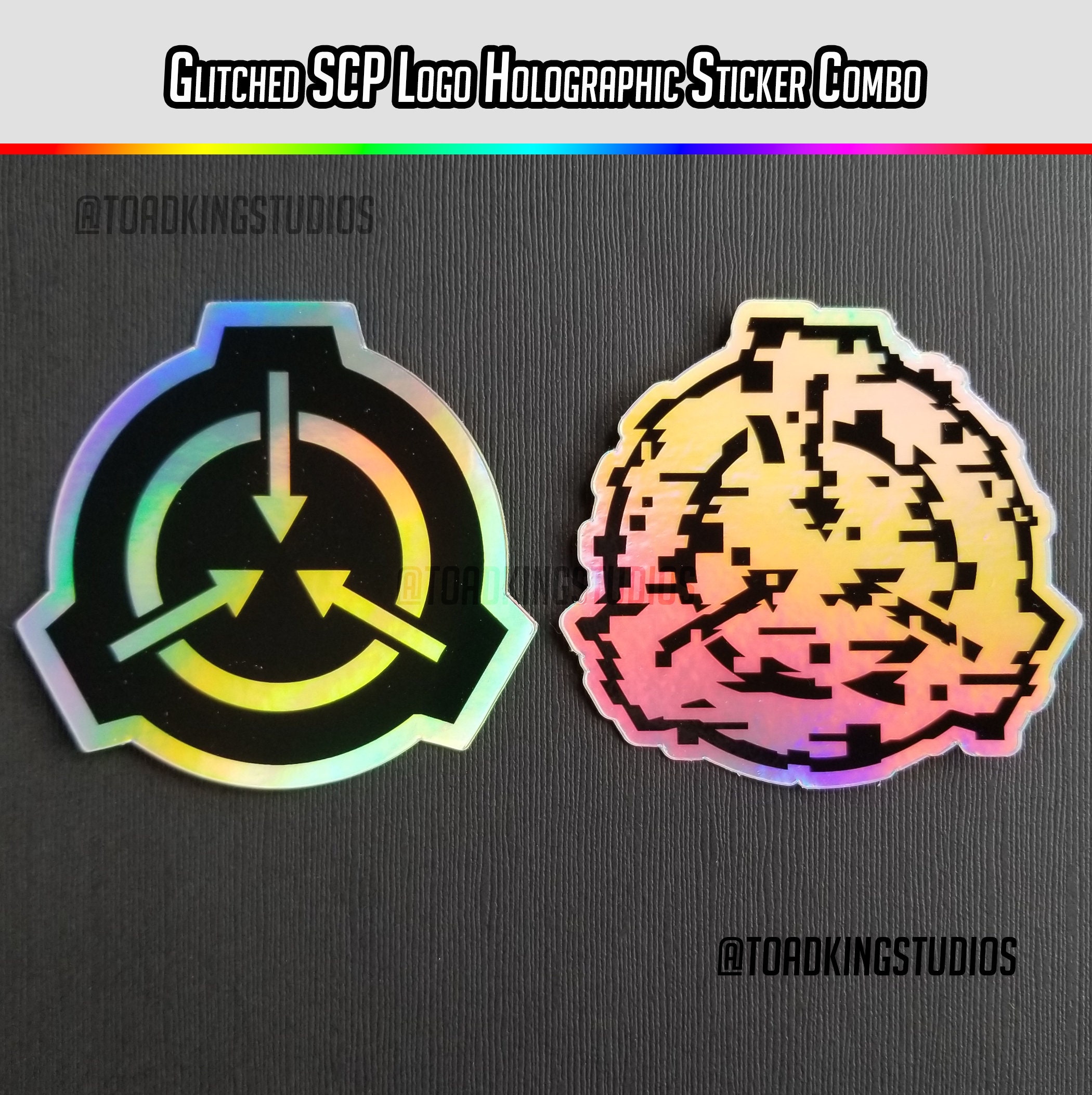 SCP Logo Black Holographic Sticker 3-inch NEW - Etsy UK