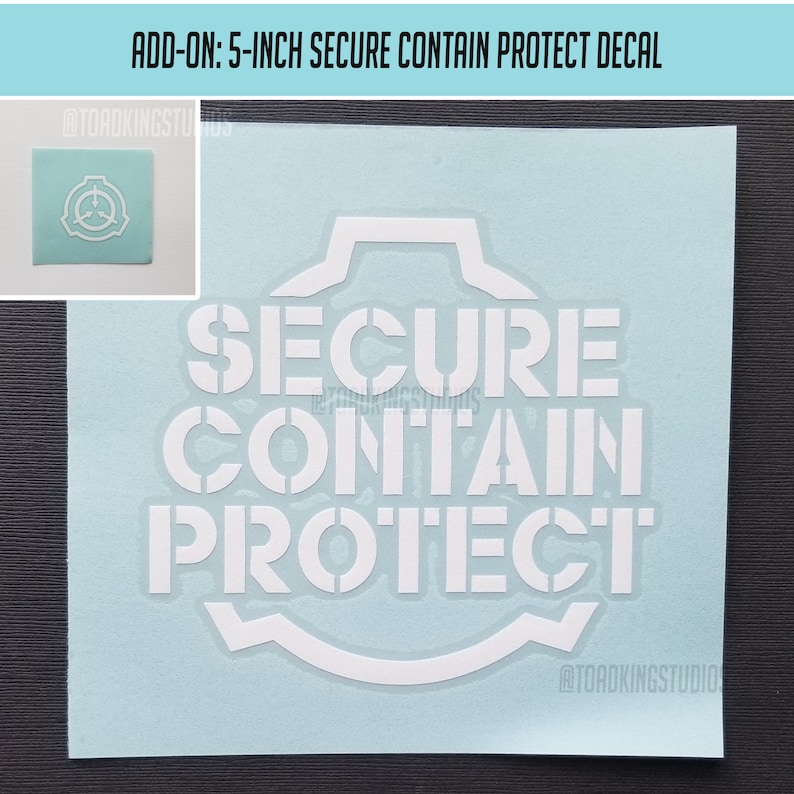 SCP Logo 2-inch Mini Vinyl Decal Transfer Sticker - Etsy