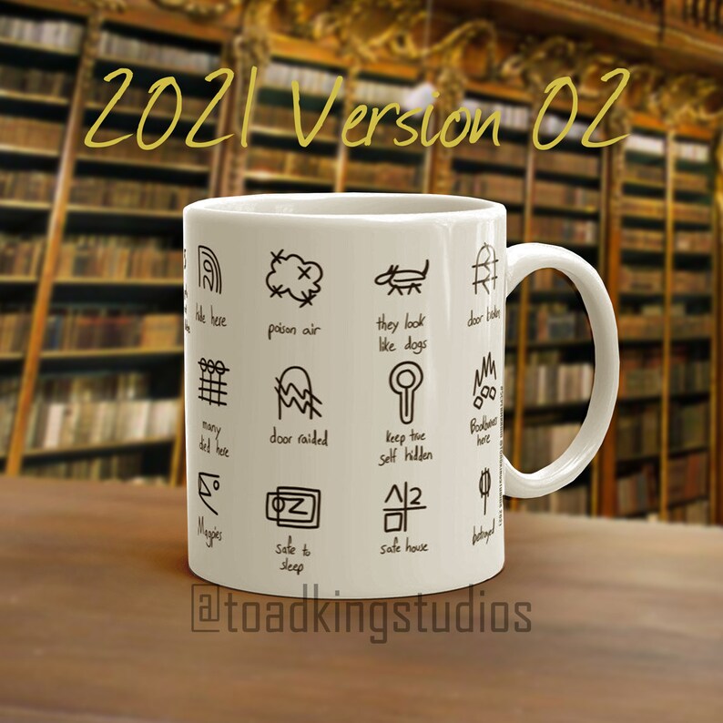 Wanderer Symbols Mug Version 02 POD - Etsy