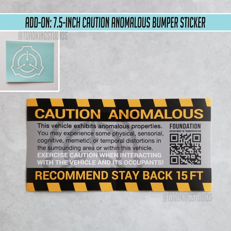 SCP Logo 4-inch Vinyl Decal Transfer Sticker Foundation - Etsy