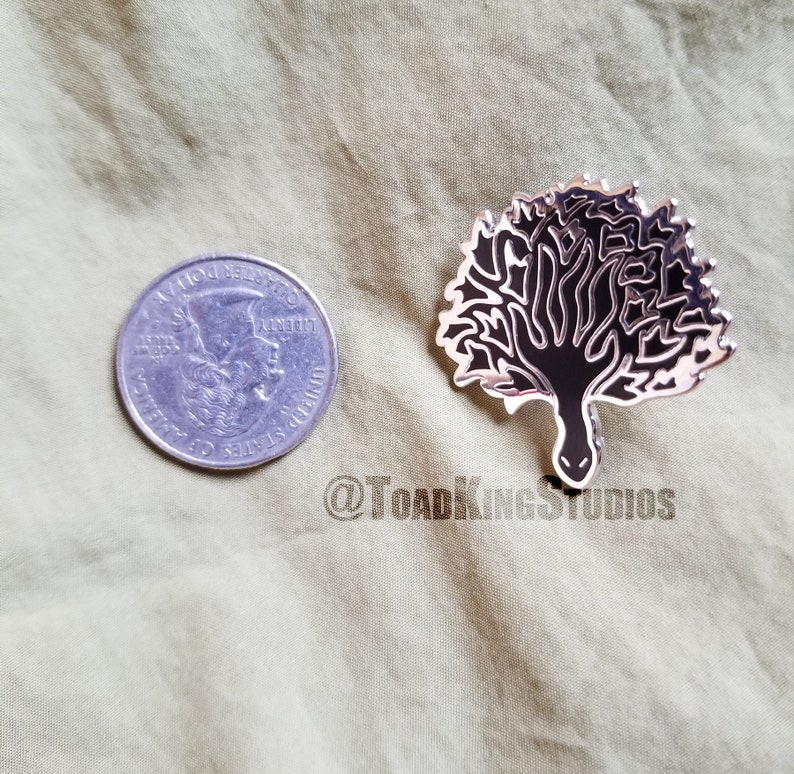 Serpent's Hand Logo Pin Black and Silver SCP Foundation - Etsy