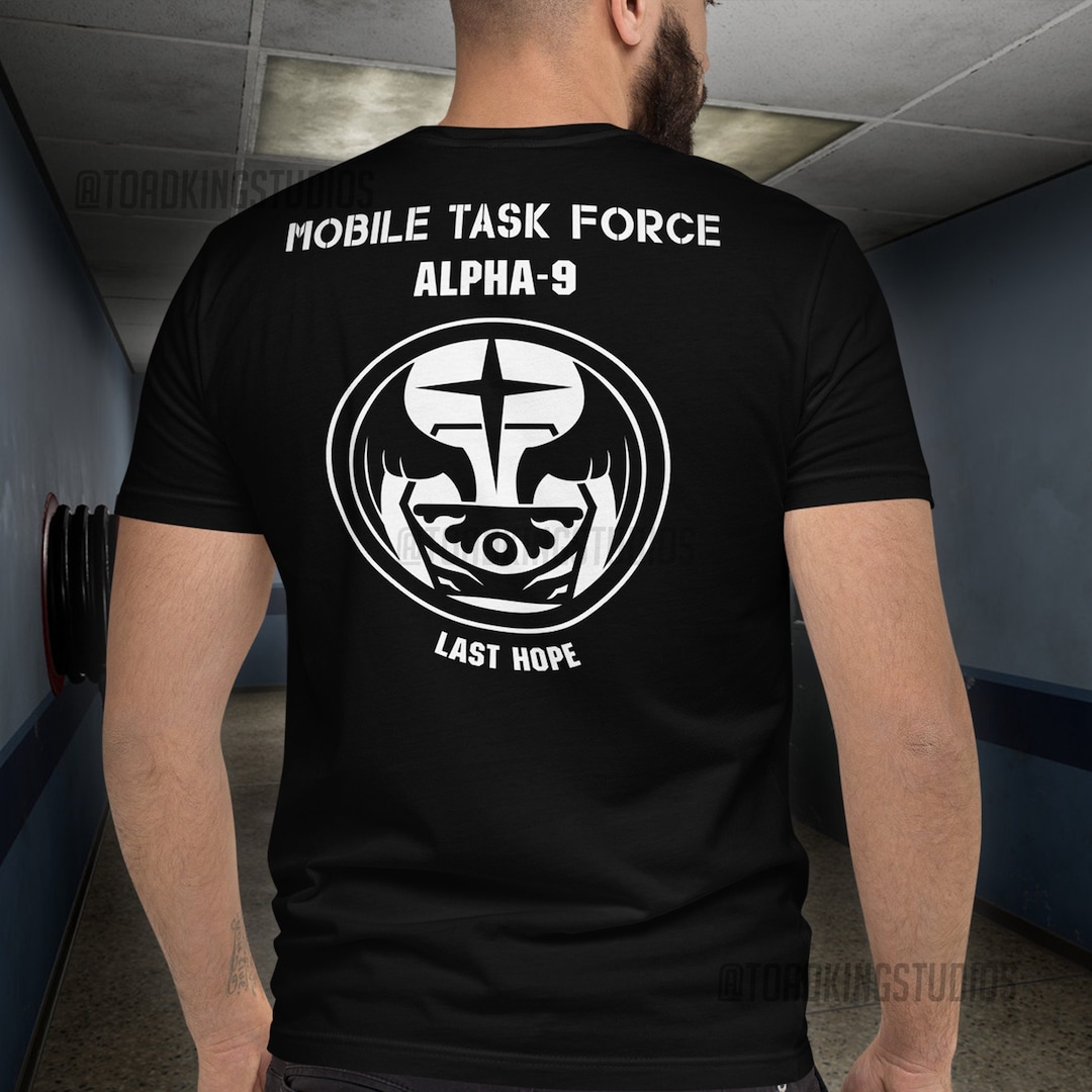 Mobile Task Force Alpha-9 "last Hope" Team Short Sleeve T-shirt - POD ...