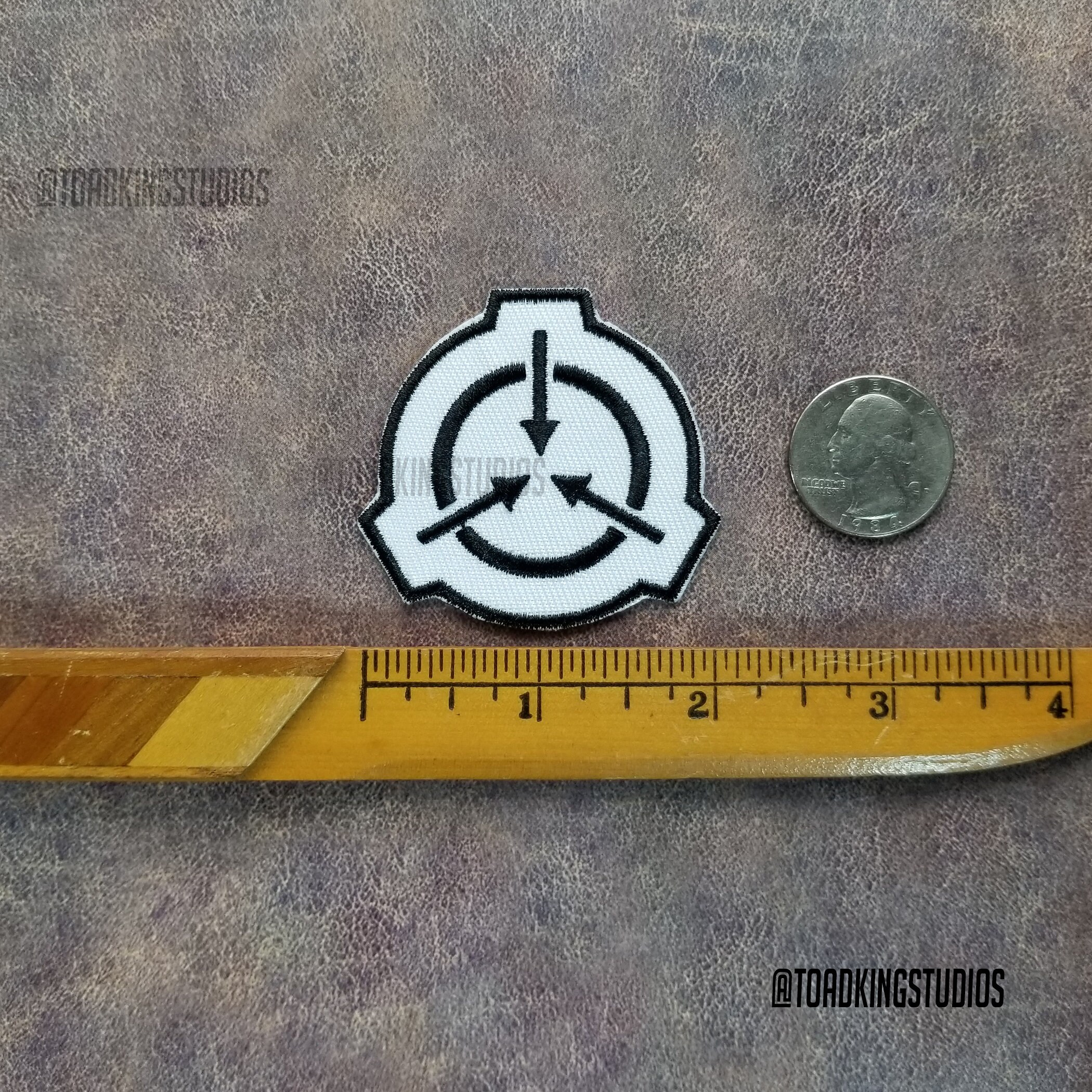 SCP Logo White 2-inch Patch | Etsy