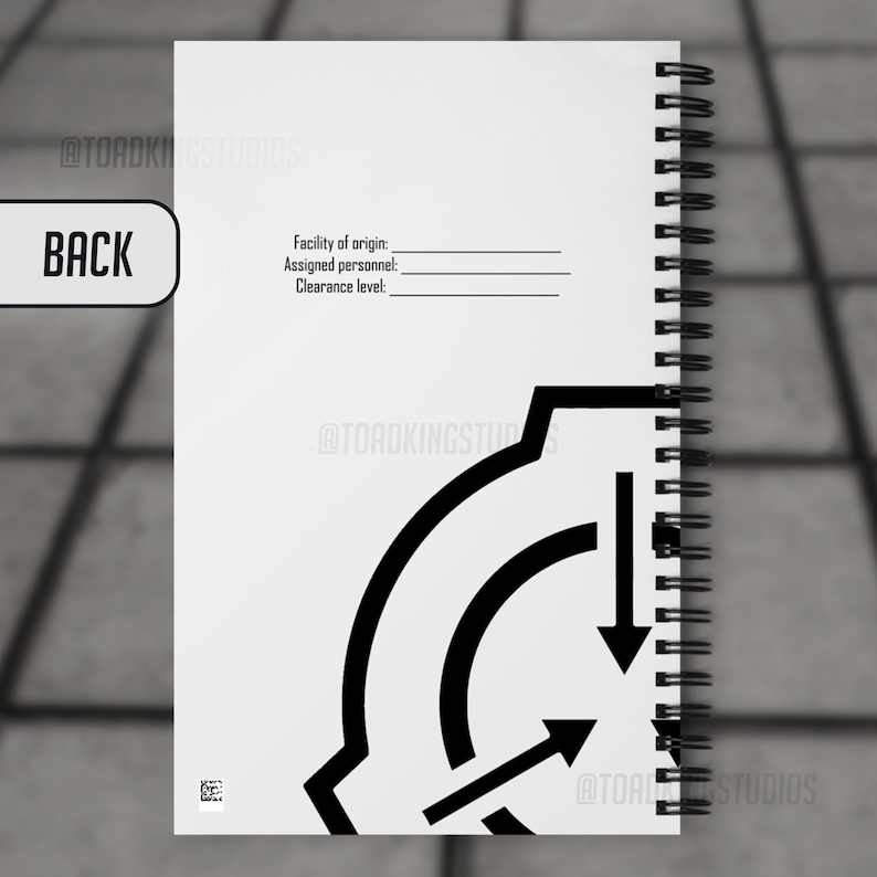 SCP Foundation Research Notes Spiral Notebook POD - Etsy