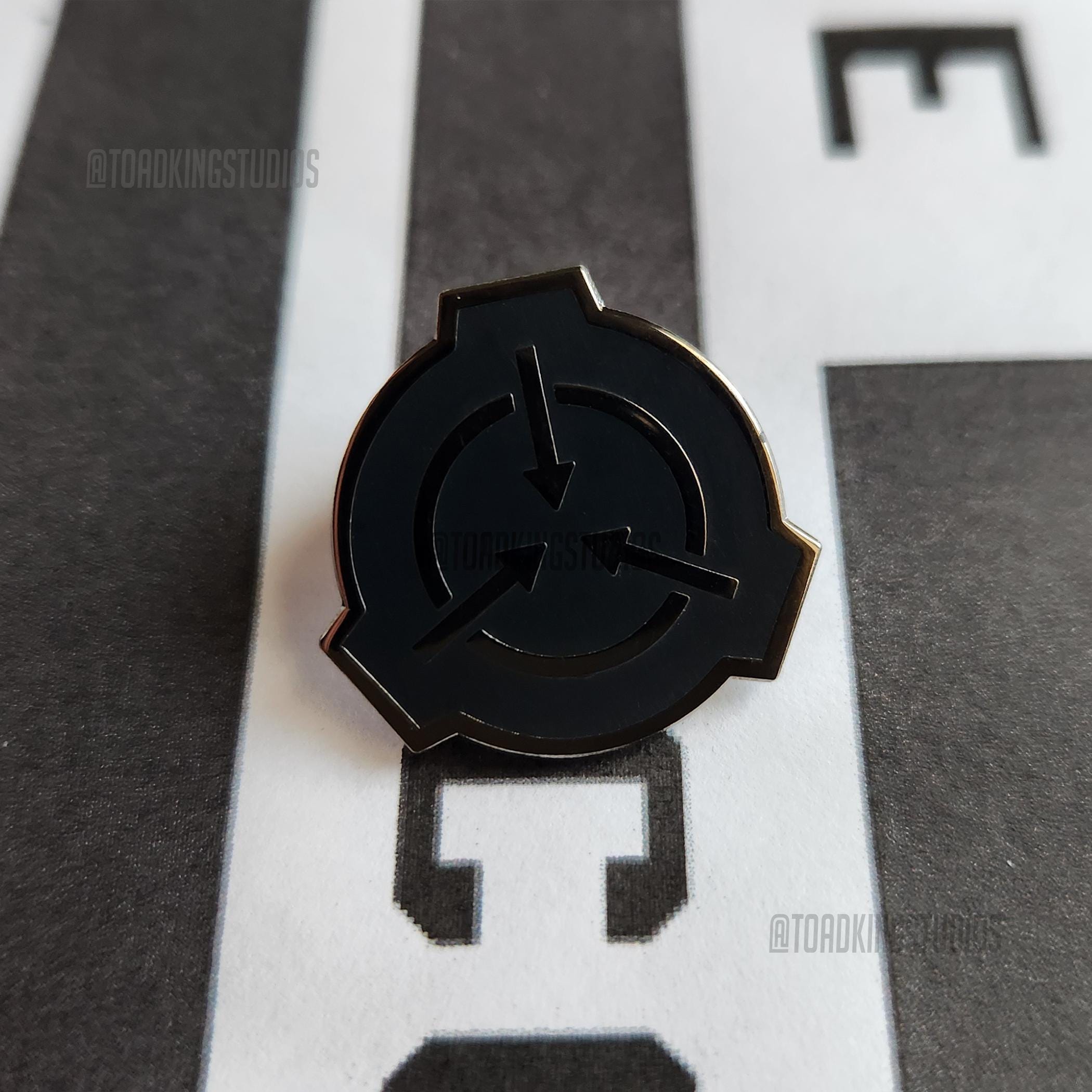 Black Ops SCP Logo Enamel Pin, 1-inch - Foundation - Etsy