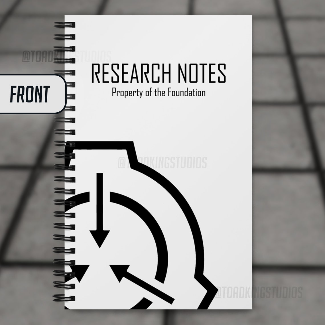 SCP Foundation Research Notes Spiral Notebook POD - Etsy