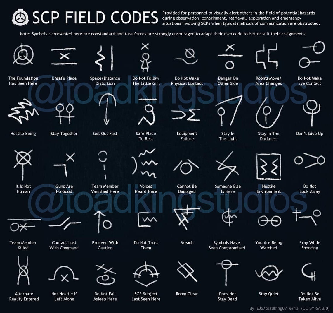 SCP Field Codes T-Shirt Unisex Multi-Sided Graphics | Etsy