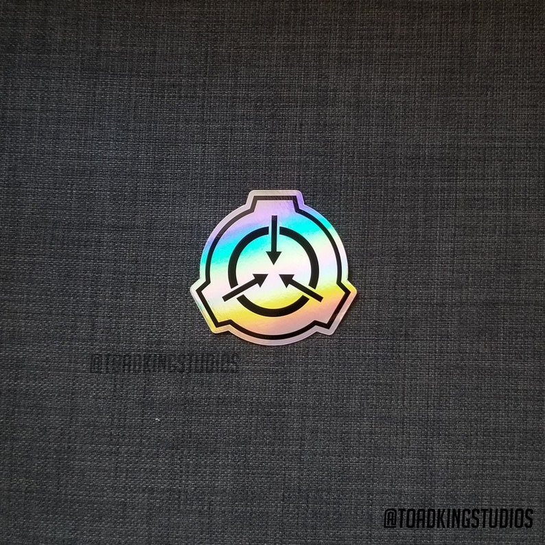 SCP Logo Holographic Sticker 3-inch Updated 2020 | Etsy
