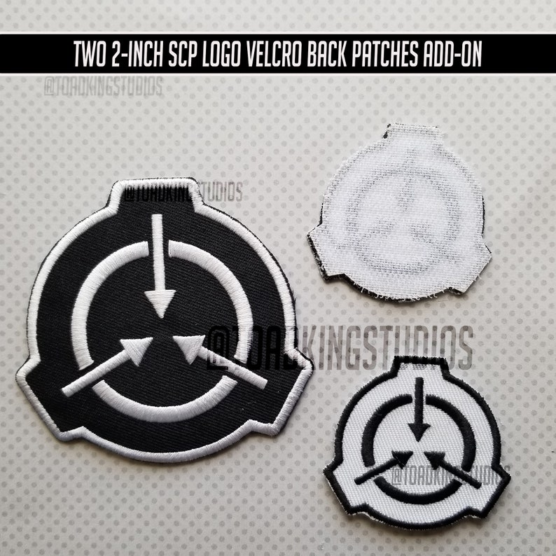 Bulk Combo Black SCP Logo Patch 3.5-inch Iron-on | Etsy