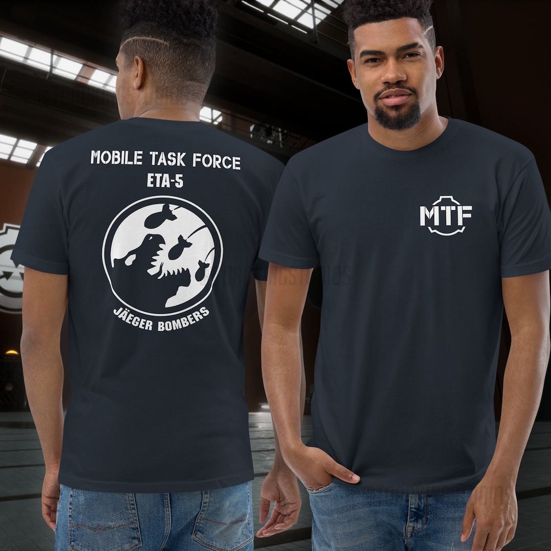 ETA-5 "jaeger Bombers" Mobile Task Force Team Short Sleeve T-shirt ...