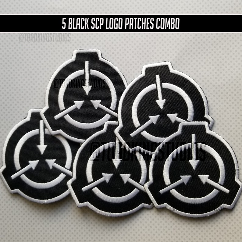 Bulk Combo Black SCP Logo Patch 3.5-inch Iron-on - Etsy