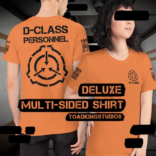 Scp D Class Costume Etsy 7607