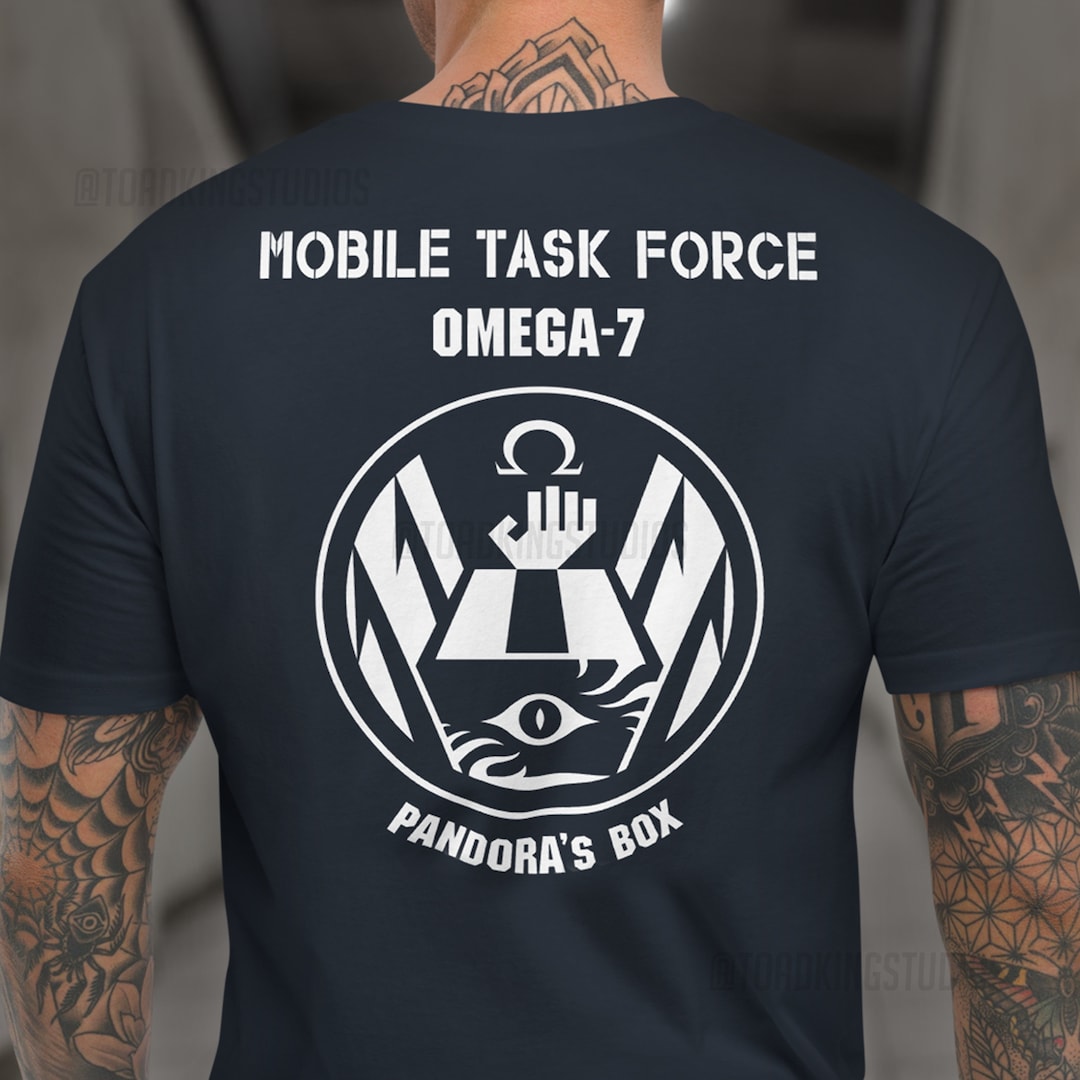 Mobile Task Force Omega-7 "pandora's Box" Team Short Sleeve T-shirt - Etsy