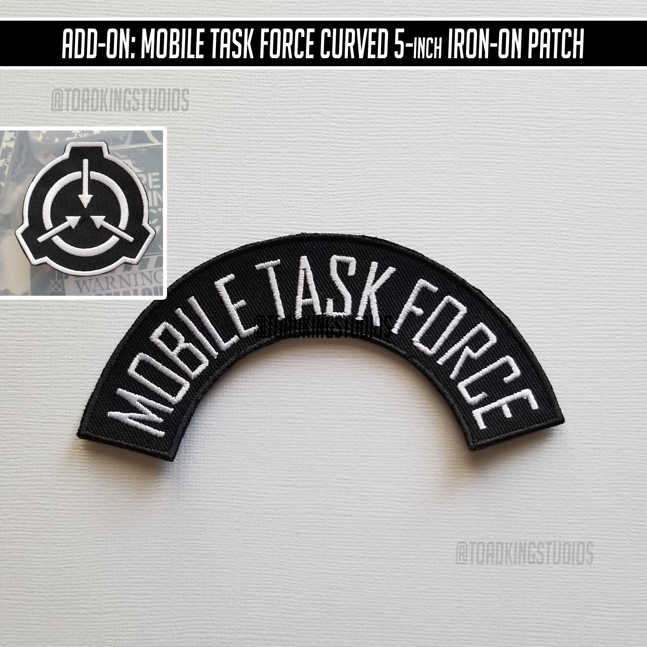 Black SCP Logo Patch 3.5-inch Iron-on - Etsy Canada