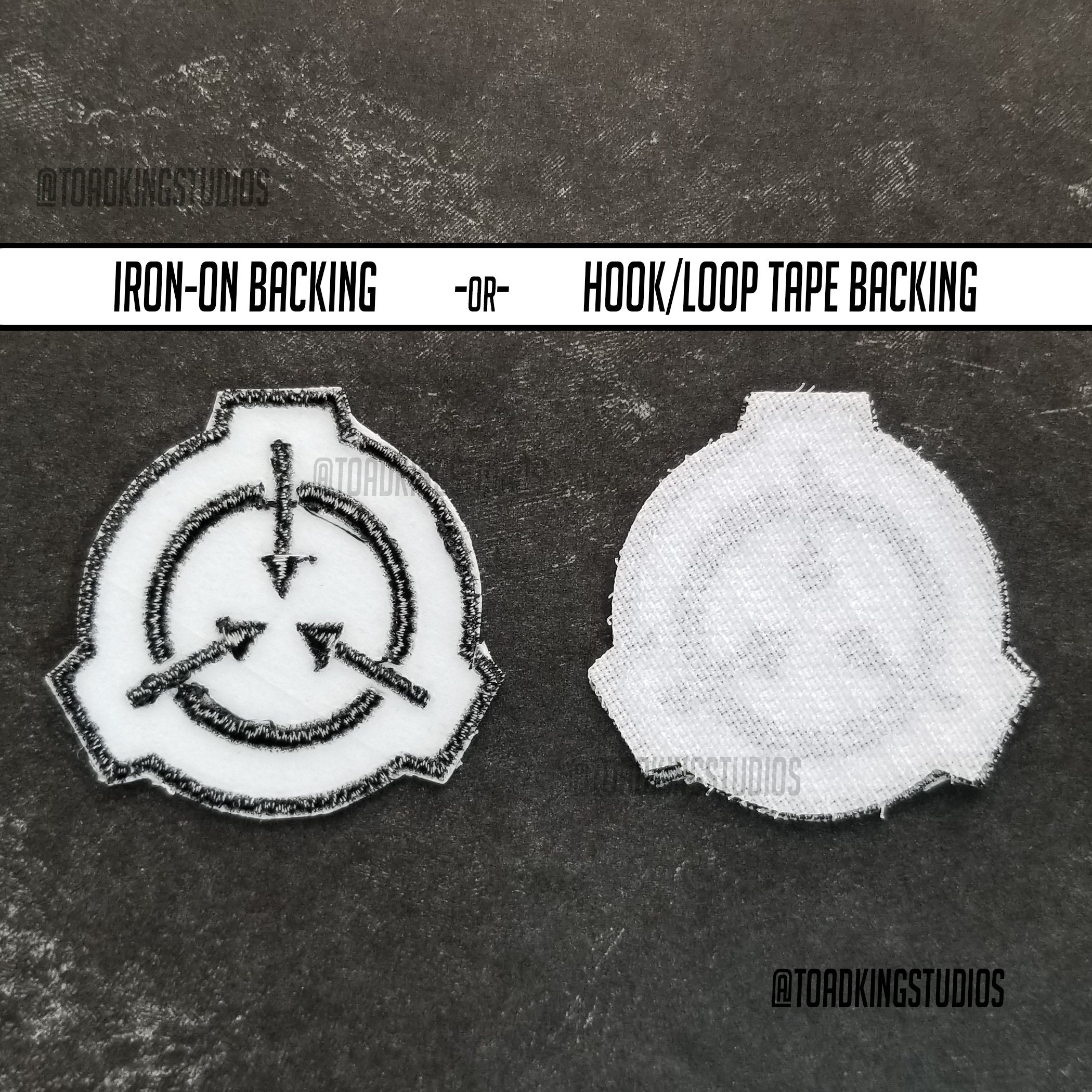 SCP Logo White 2-inch Patch | Etsy