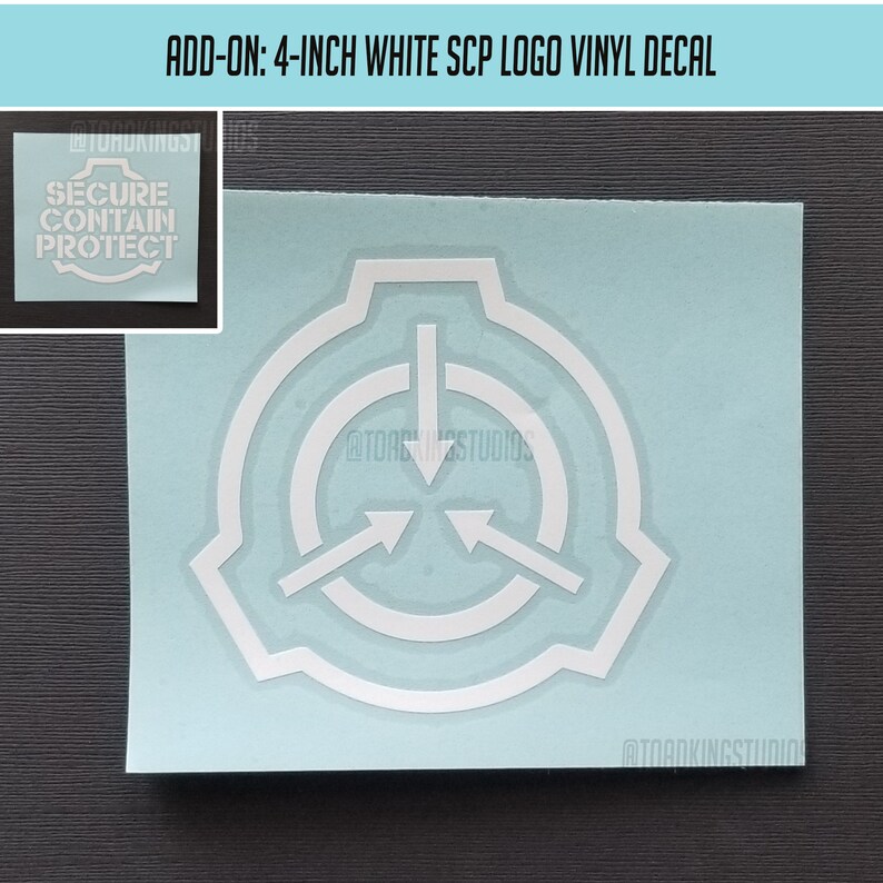 Secure Contain Protect Vinyl Decal Transfer Sticker - 5-inch SCP ...