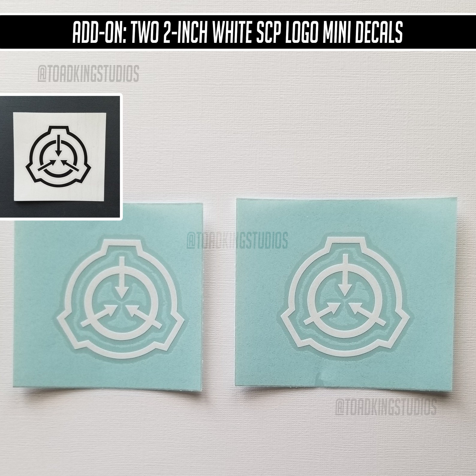 SCP Logo Black 4-inch Vinyl Decal Transfer Sticker - Etsy