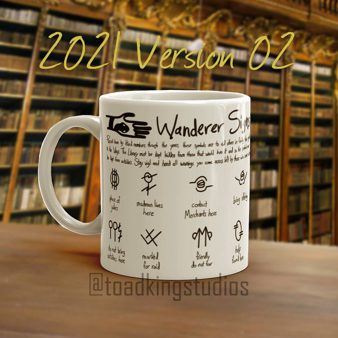 Wanderer Symbols Mug Version 02 - POD - Etsy