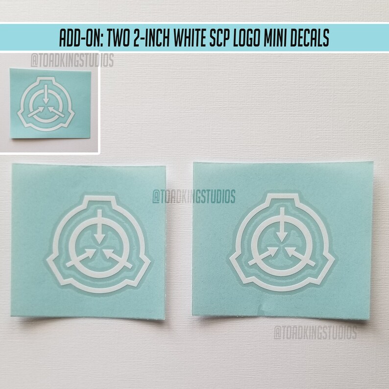 SCP Logo 4-inch Vinyl Decal Transfer Sticker Foundation - Etsy