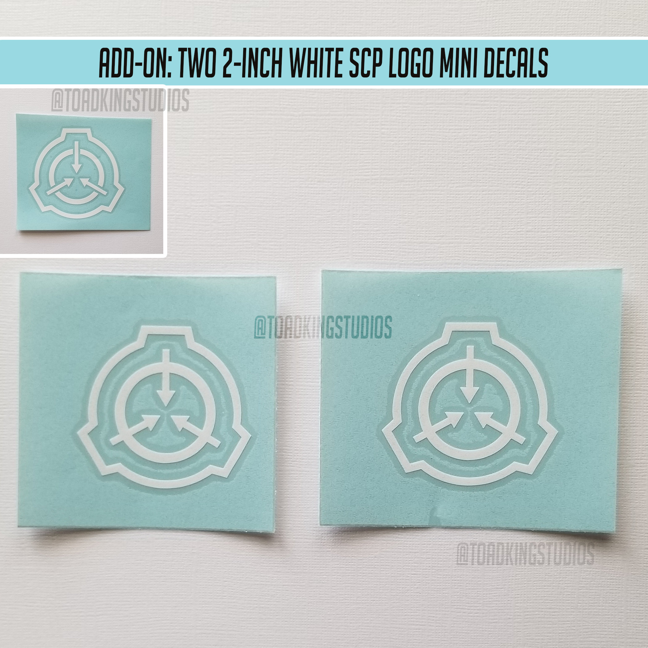 SCP Logo 4-inch Vinyl Decal Transfer Sticker - Foundation - Etsy UK