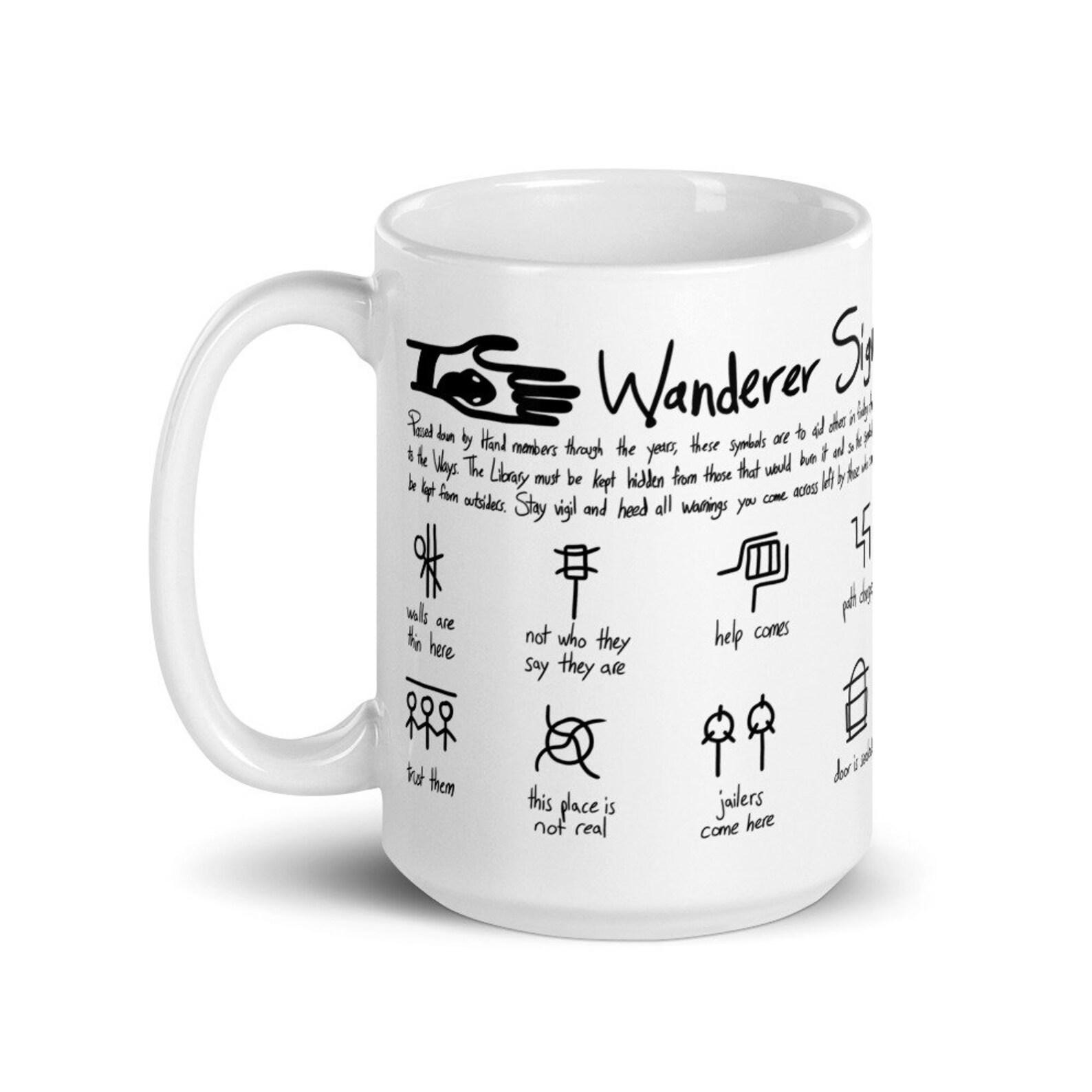 Wanderer Symbols Mug Version 01 POD - Etsy