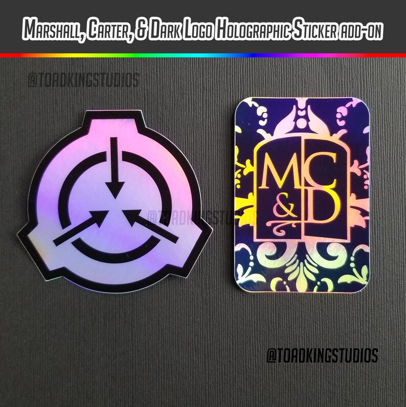 SCP Logo Holographic Sticker 3-inch RESTOCKED - Etsy