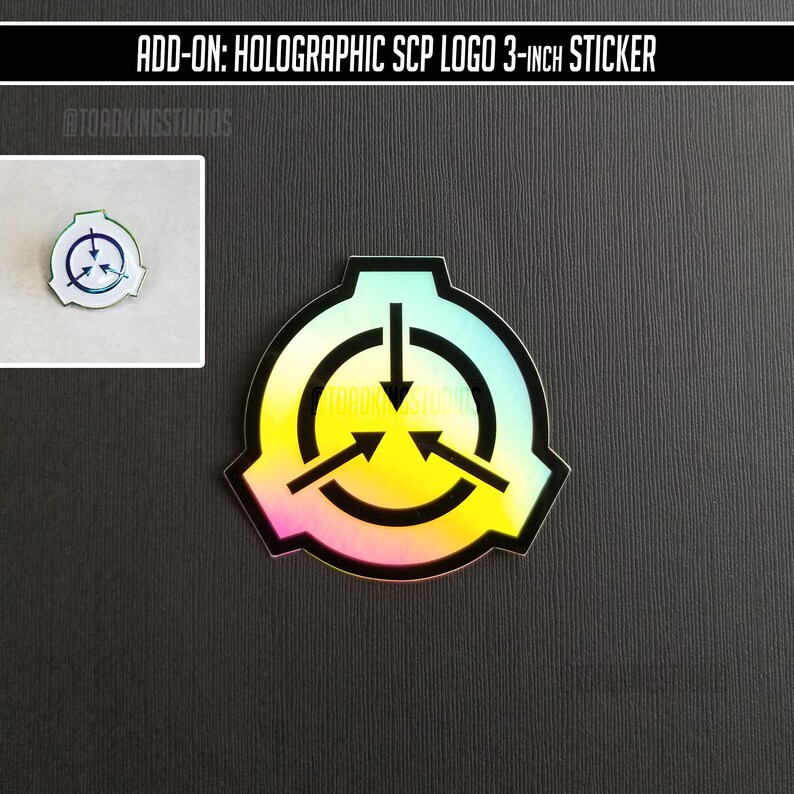 Rainbow Metal SCP Logo Enamel Pin Foundation - Etsy