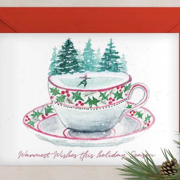 Love Christmas Card - Etsy