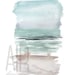 Sea Green Set, 2 PRINTS, Gallery Watercolor Wall Art, Home Decor, Beach ...