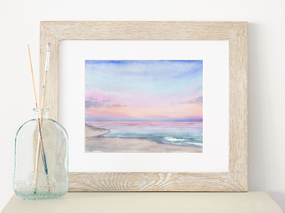 Pastel Sunset, Fine-art Print 8x10 & 5x7 Wall Art, Ocean Art, Beach ...