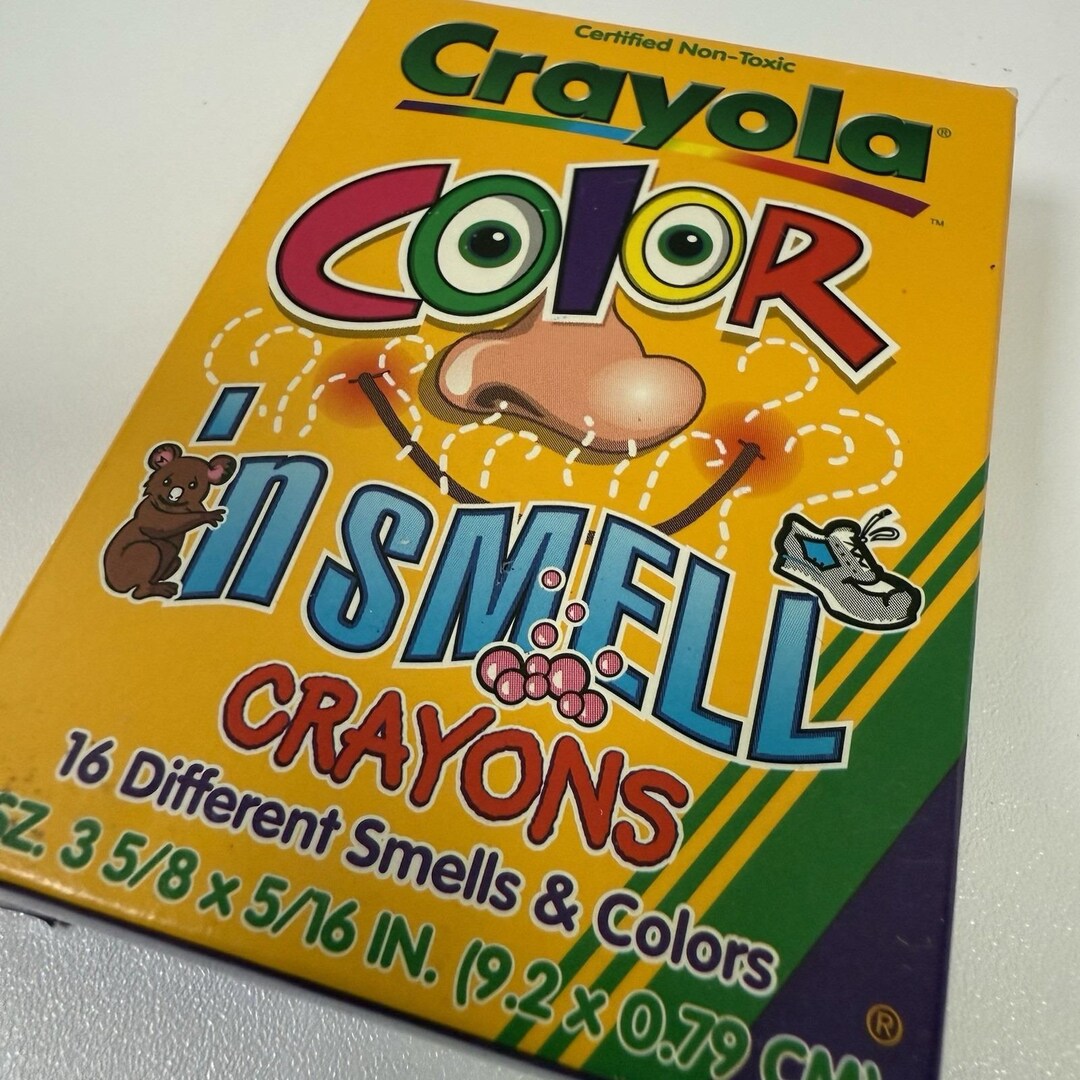 Vintage Crayola Color N Smell Crayons 16 Count 1997 Scented RARE NOS ...