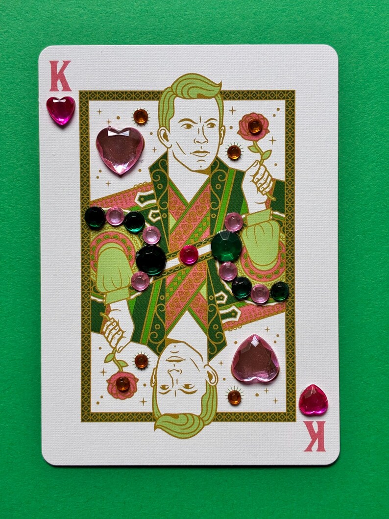 Wicked, Wicked for Good, ATC, Playing Cards With Bling - Etsy