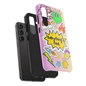 Collage Phone Case: Kidcore and Y2K Aesthetic Doodle Sticker Design - Etsy
