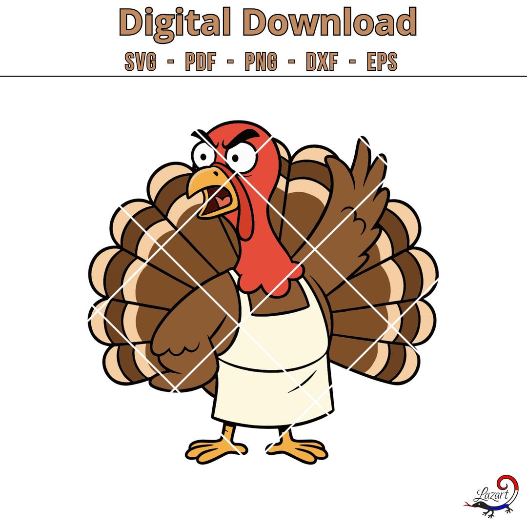 Turkey Png/svg – Funny Thanksgiving | Svg Png Dxf Eps Pdf | Angry ...