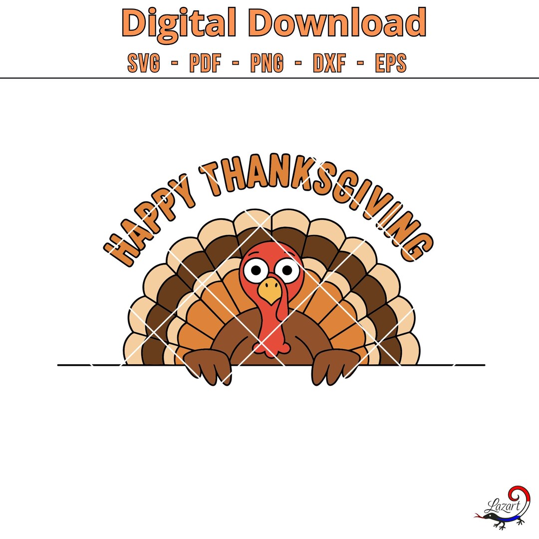 Happy Thanksgiving Turkey Png/svg – Funny Turkey Clipart | Svg Png Dxf ...