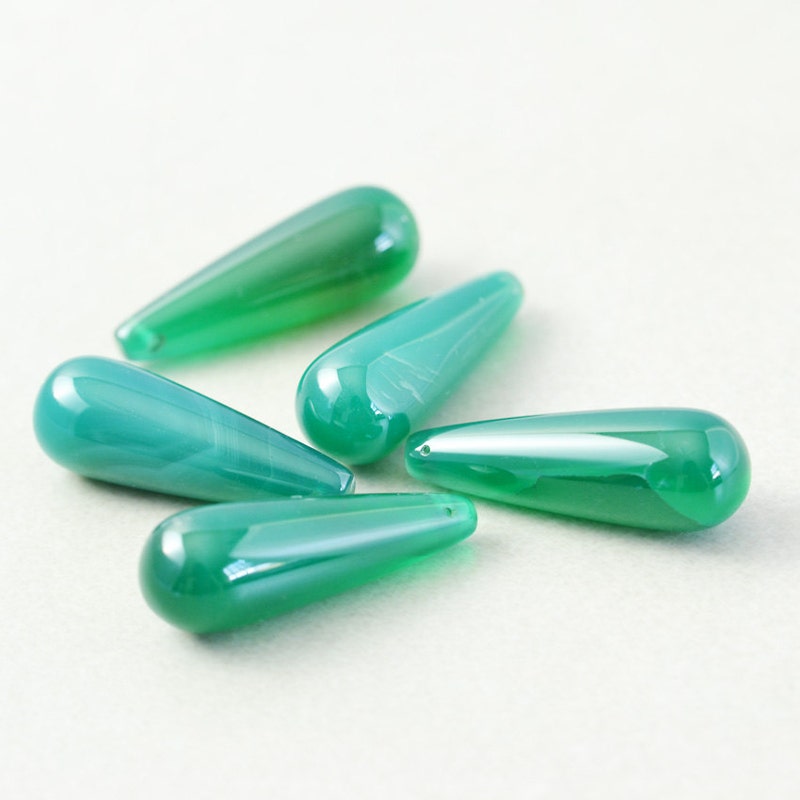 Green Teardrop - Etsy