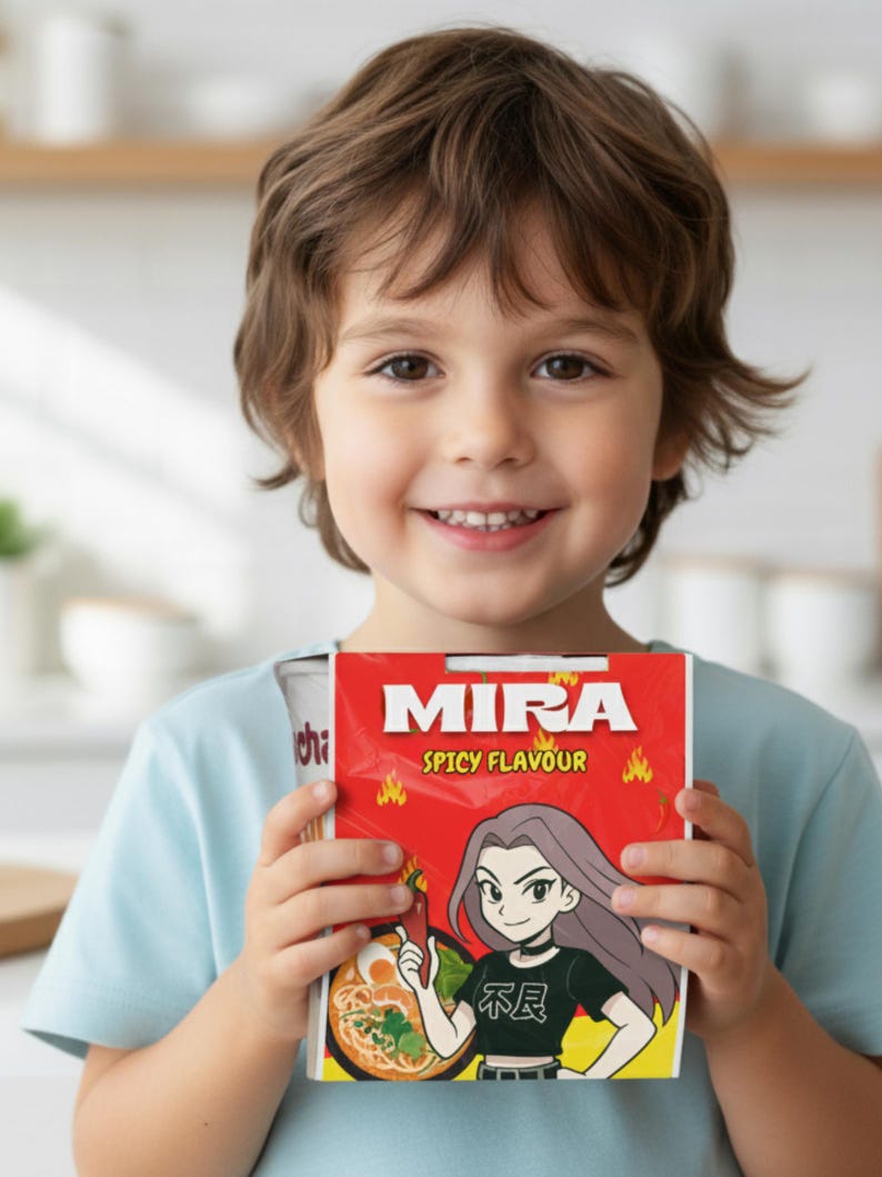 3 Kpop Demon Hunters DYI Cup Noodle Boxes for Maruchan, Original ...