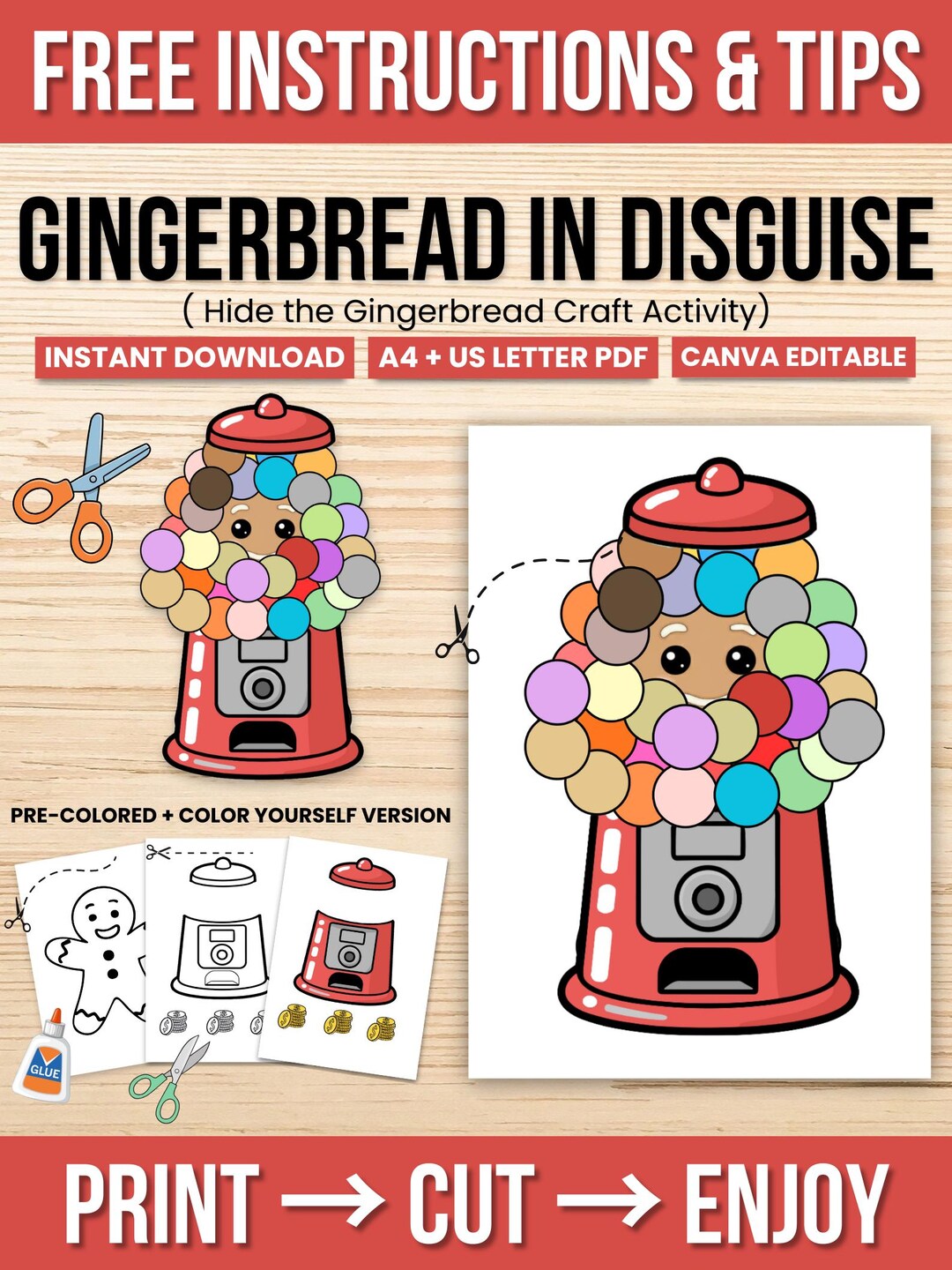 Disguise a Gingerbread Man, Gingerbread in Disguise, Gumball ...