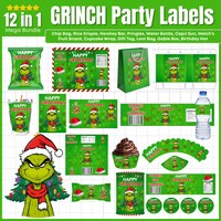 Editable Grinchmas Party Invite, Christmas Party Invitation, Don't Be a ...