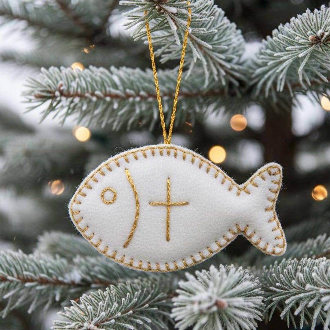 Easy Christian Ornament Sewing PATTERN, Embroidery, Jesus Sewing ...