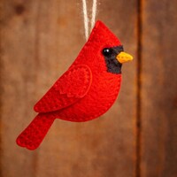 Felt Cardinal Sewing Pattern: DIY Christmas Ornament (digital Download ...