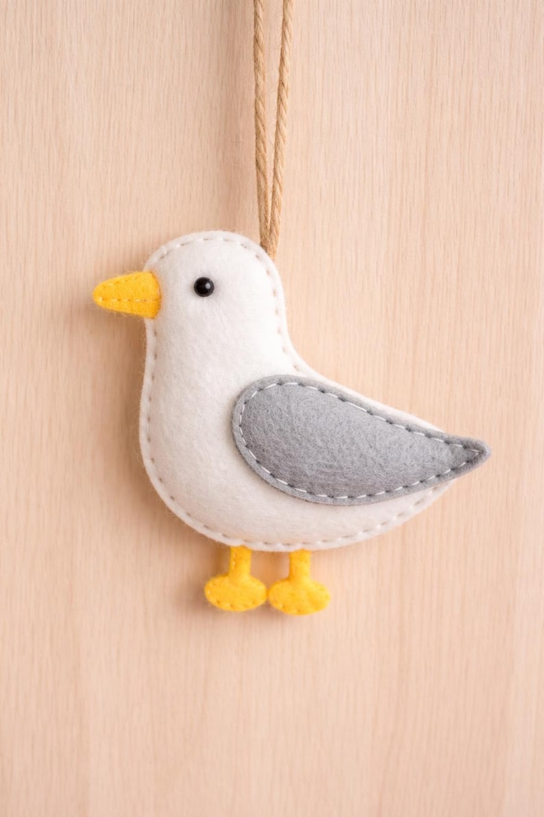 Seagull, PDF, Sewing PATTERN, Felt, Cut , Kids Felt, Decor, Ocean ...
