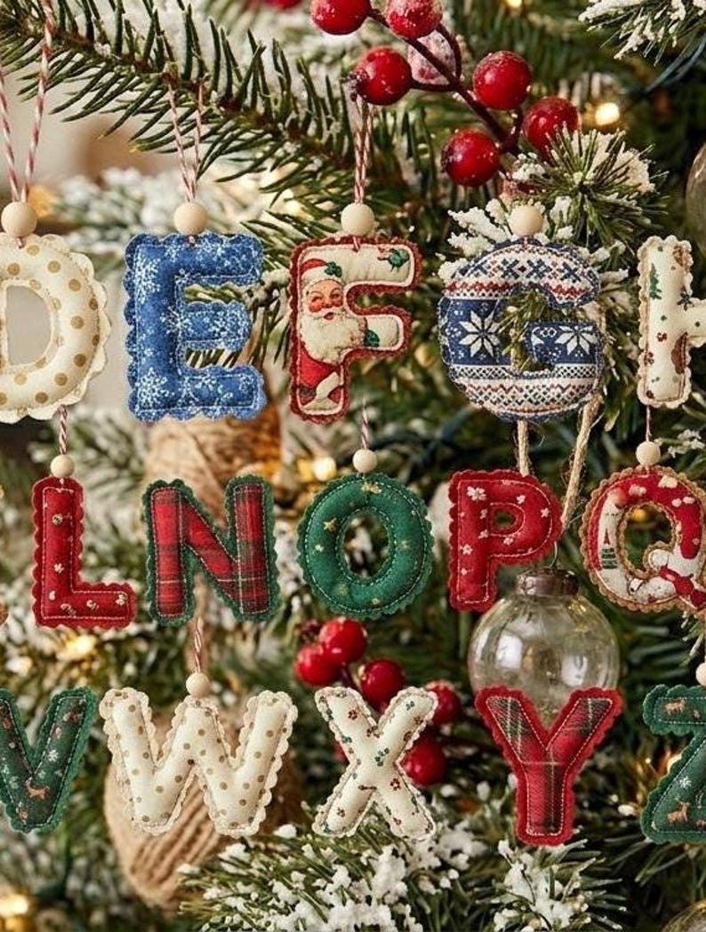 Beginner Embroidered Puffy Ruffle Letter, CUSTOM, Sewing PATTERN, Felt ...