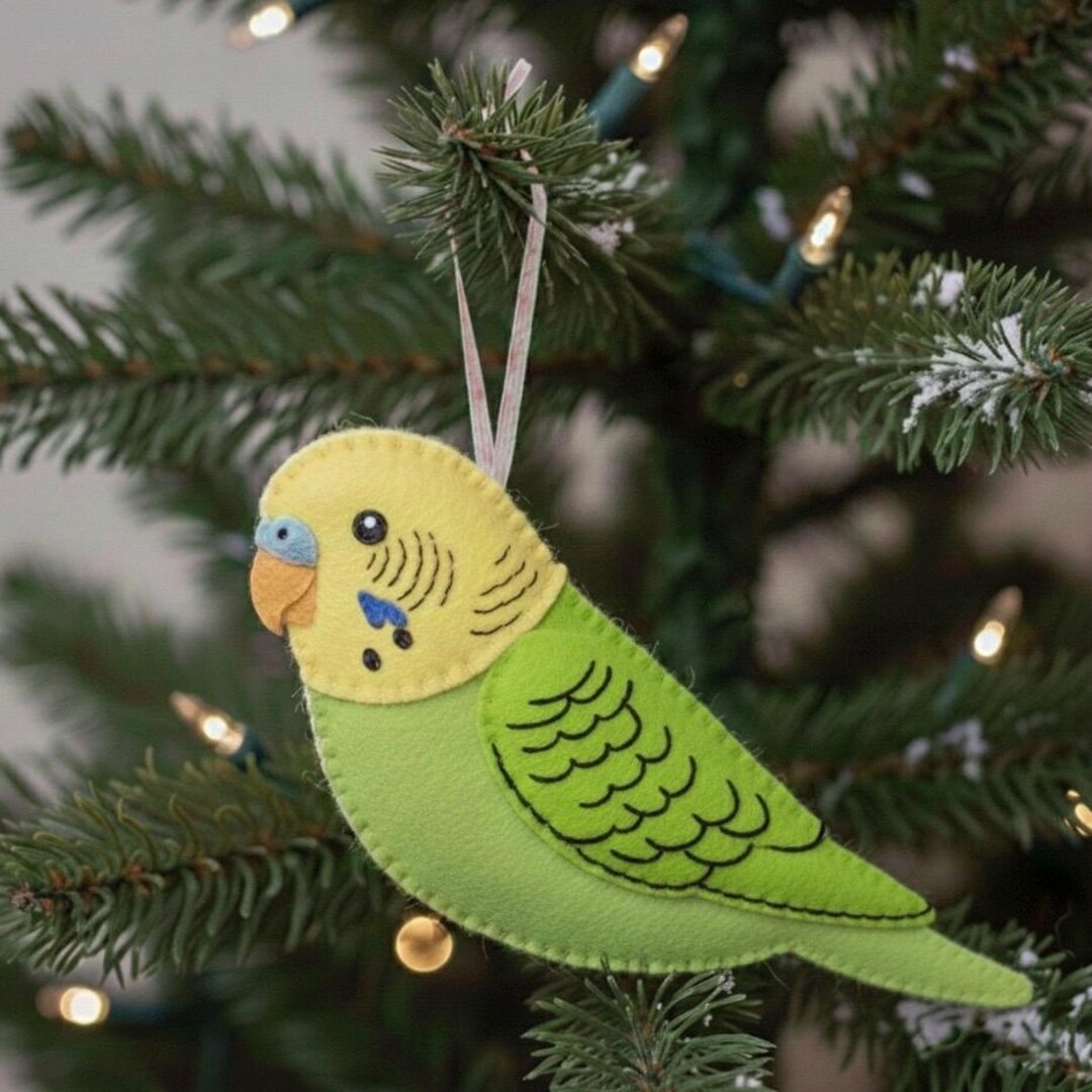 Budgie, Bird, Ornament, Sewing PATTERN, Parakeet, Pet, Parrot, Tree ...