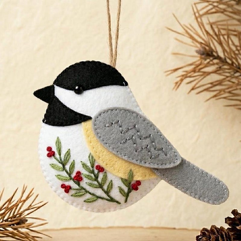 Embroidered Birds Pattern - Etsy
